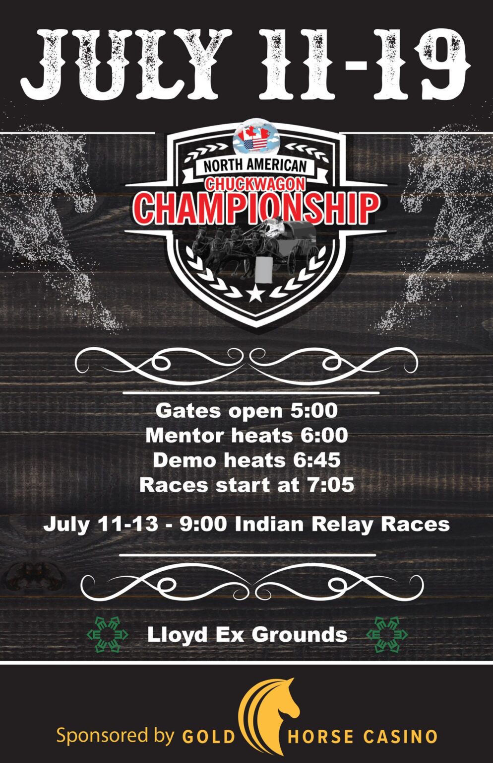 JOIN US FOR THE NORTH AMERICAN CHUCKWAGON CHAMPIONSHIP - CPCA
